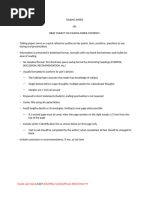 Air Force Talking Paper Guidelines | PDF