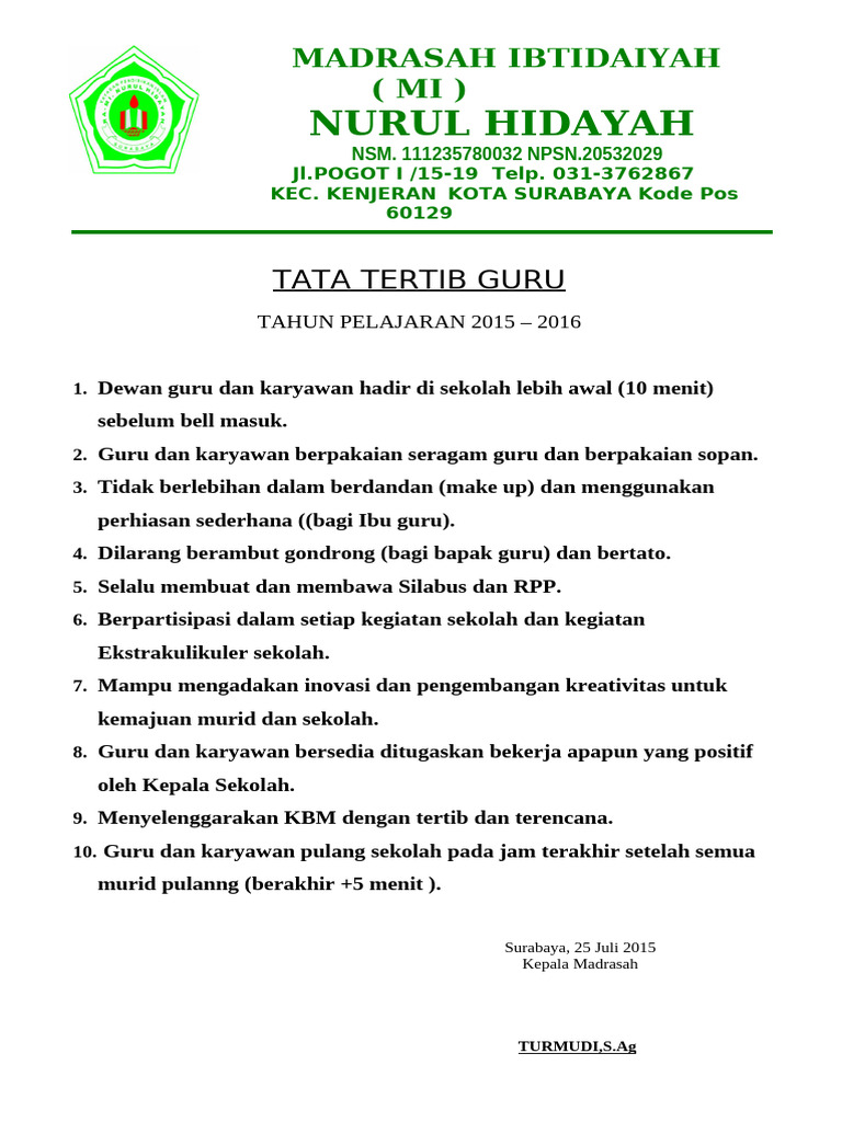 Tatib Guru | PDF