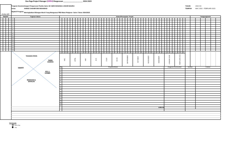 Tapak Oppm 2022 - Kosong | PDF