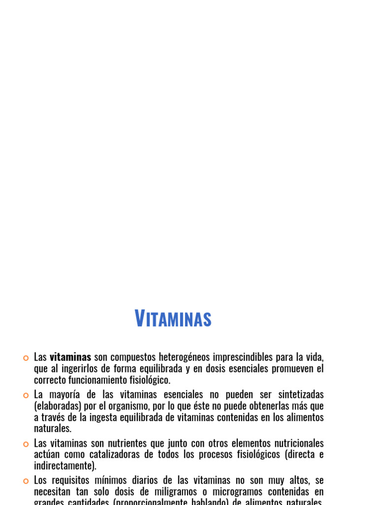 Vitaminas | PDF