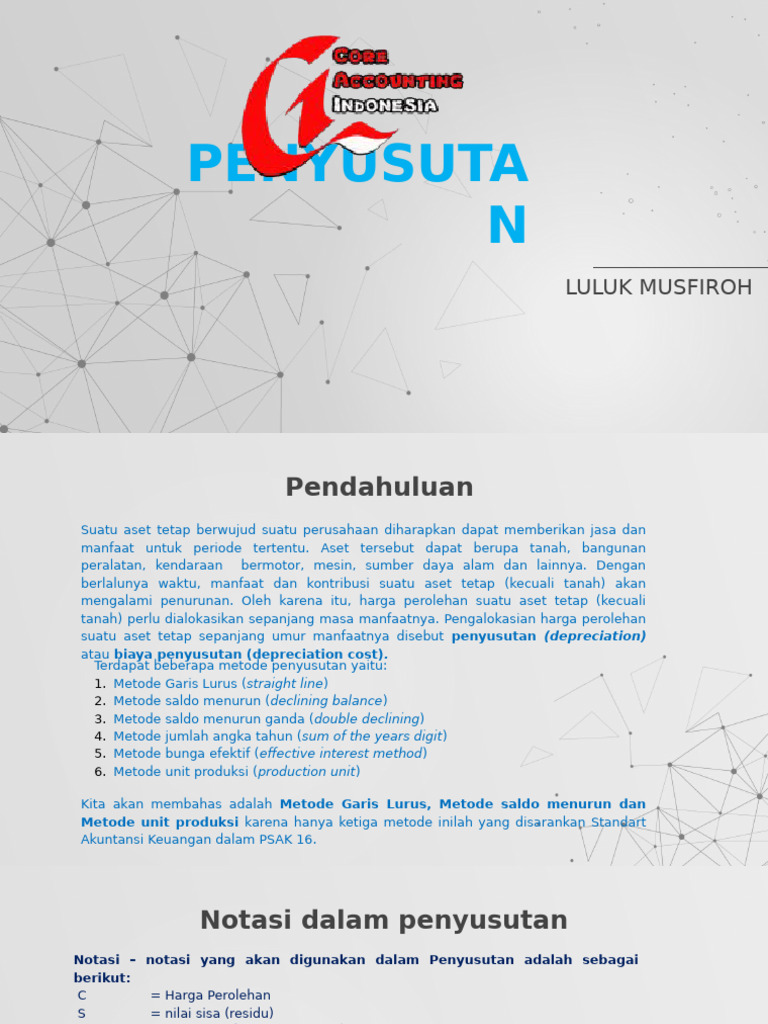 Materi Penyusutan | PDF