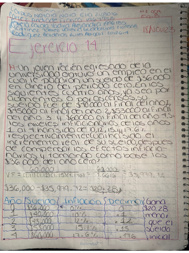 Ejercicio 14 | PDF