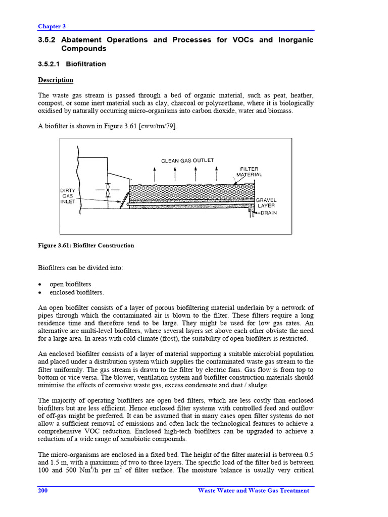 Biofilter-Bioscrubber-Biotrickling Filter | PDF | Combustion | Ester
