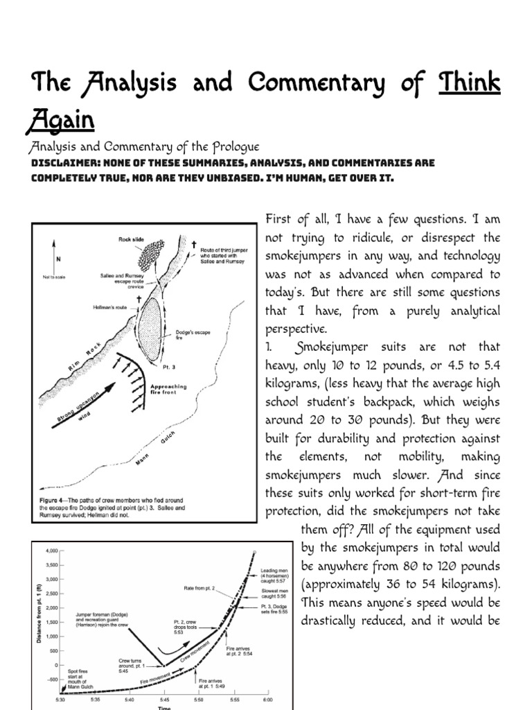 The Analysis and Commentary of Think Again | PDF