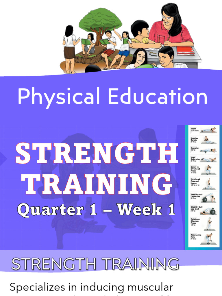 Strength-Training Quarter-1 Week-1 Lecture Ptask1 | PDF | Strength ...