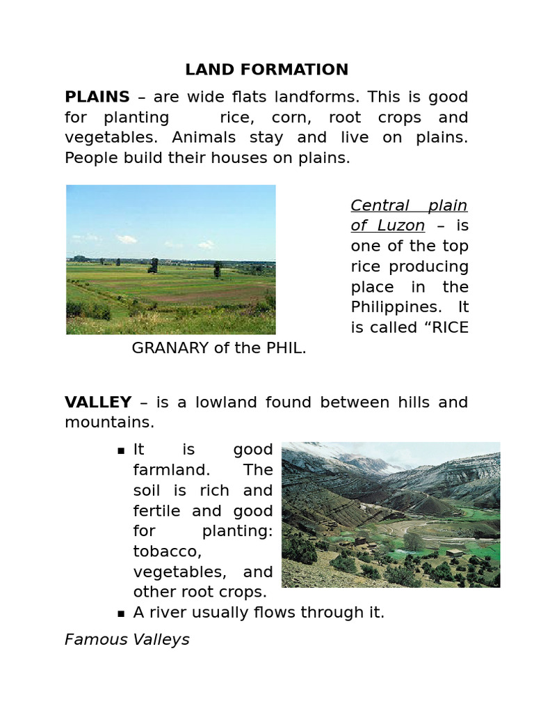 Land Formation | PDF