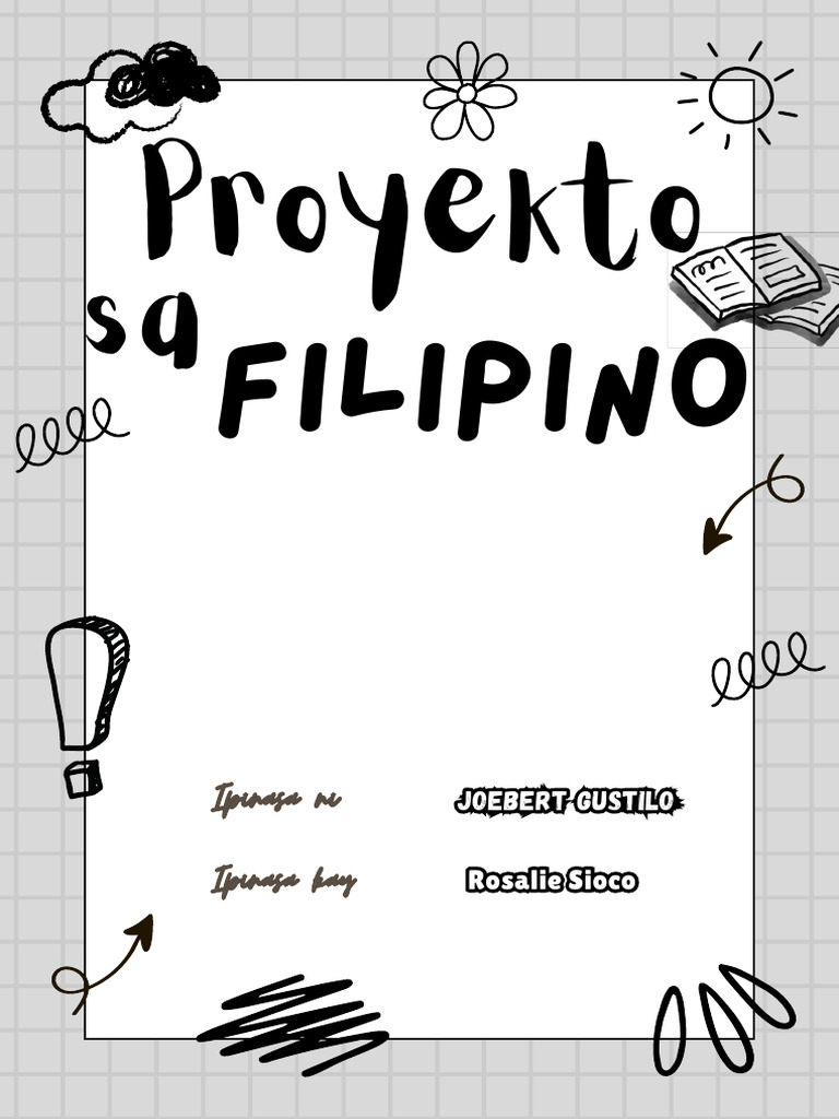 Proyekto Sa Filipino | PDF