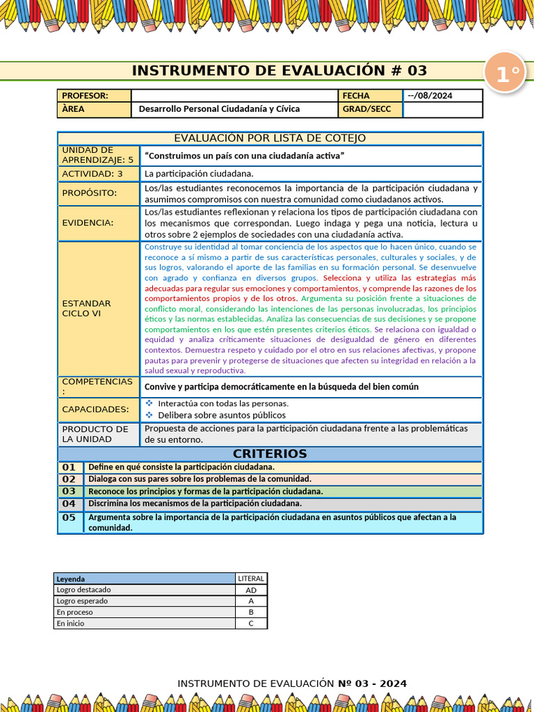 1º DPCC - LC Act.3 Uni 5 Sem 03 - 2024 | PDF