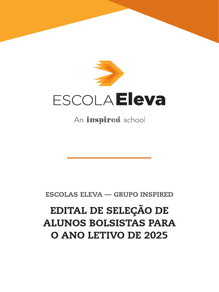 Edital Programa de Bolsas Inspired Brasil Eleva Talentos 2025 | PDF