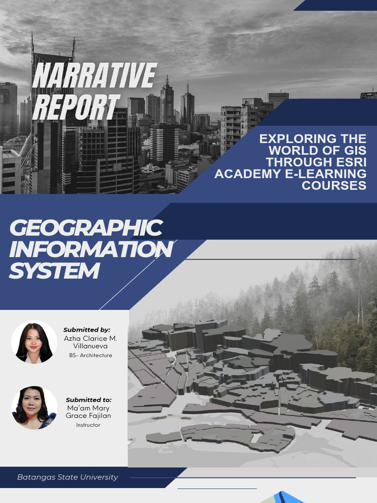 Geographic Information System: Exploring The World of Gis Through Esri ...