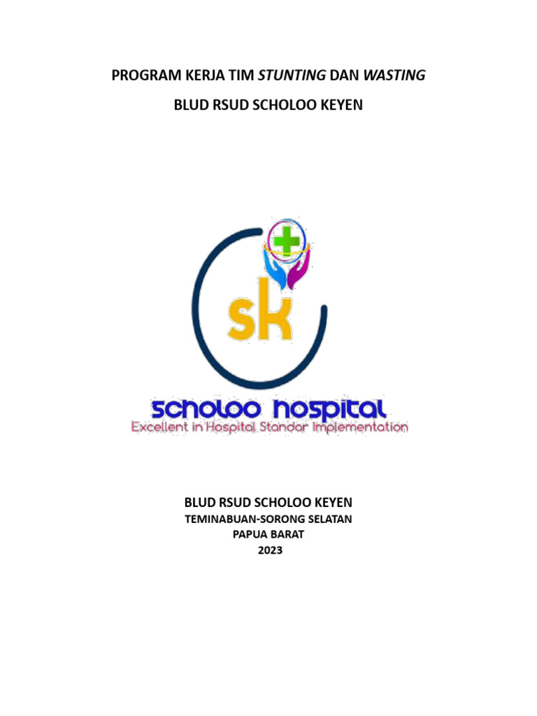 Program Kerja Tim Stunting Dan Wasting | PDF