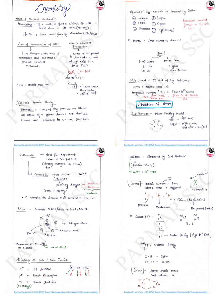 Chemistry Notes | PDF