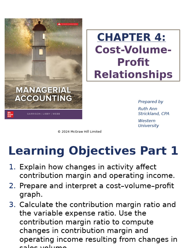 Garrison13ce PPT Ch04 Student | PDF