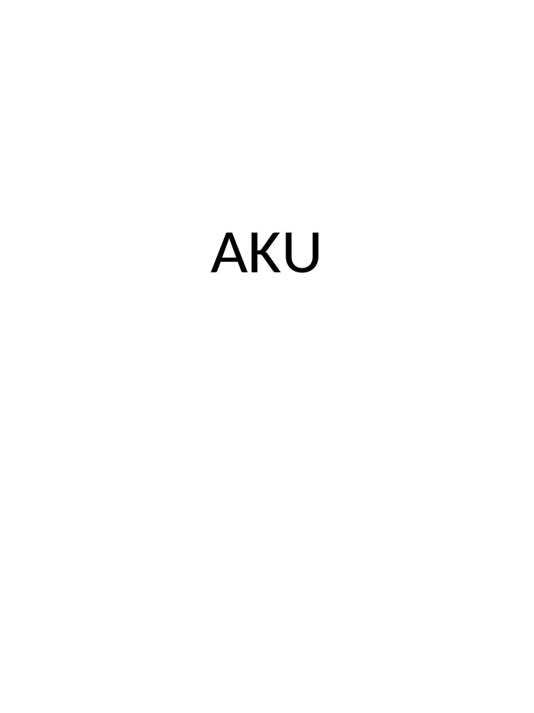 buku AKU | PDF