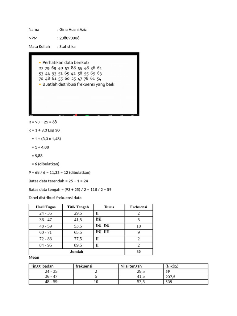 Data Statistika | PDF
