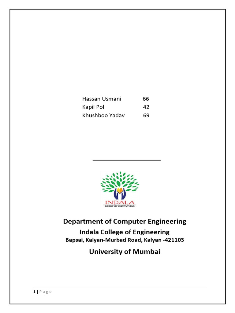 Mini Project Report Final | PDF