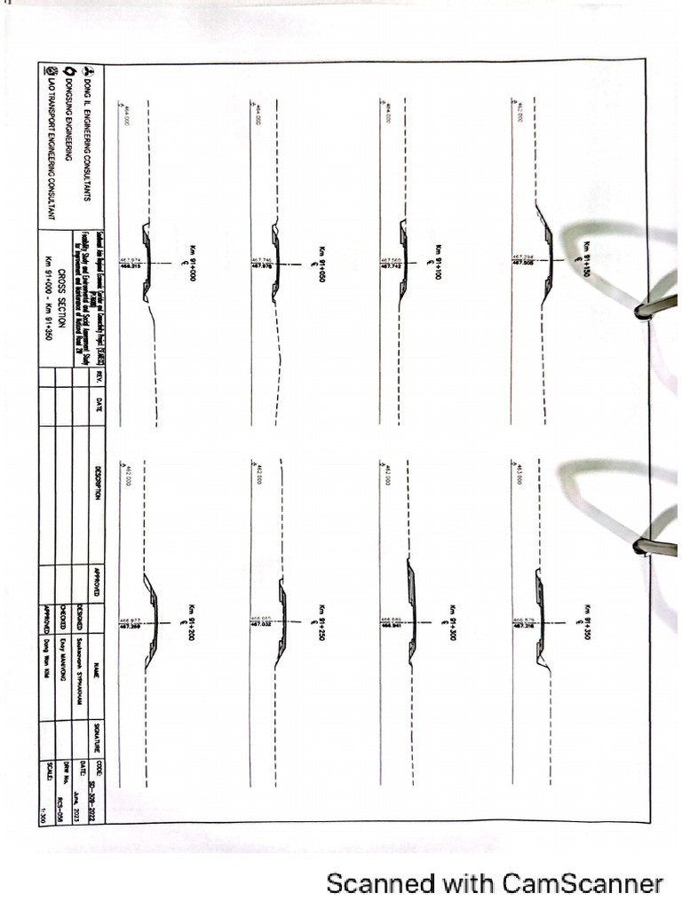 Cross Section Drawing | PDF