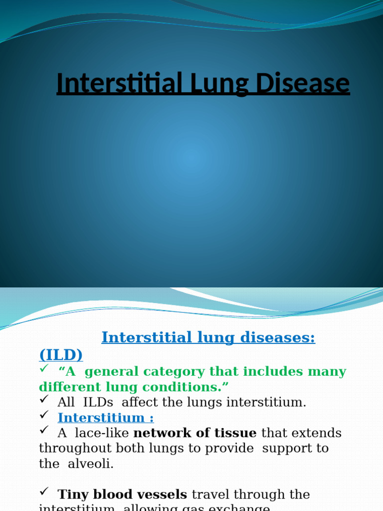 Interstitial Lung Disease | PDF