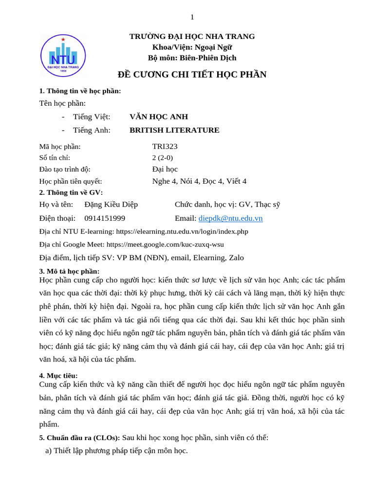 DCCTHP - Van Hoc Anh - 2024 | PDF