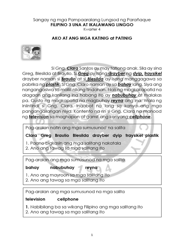 Q4 - Fil3 - Week 1-2 | PDF