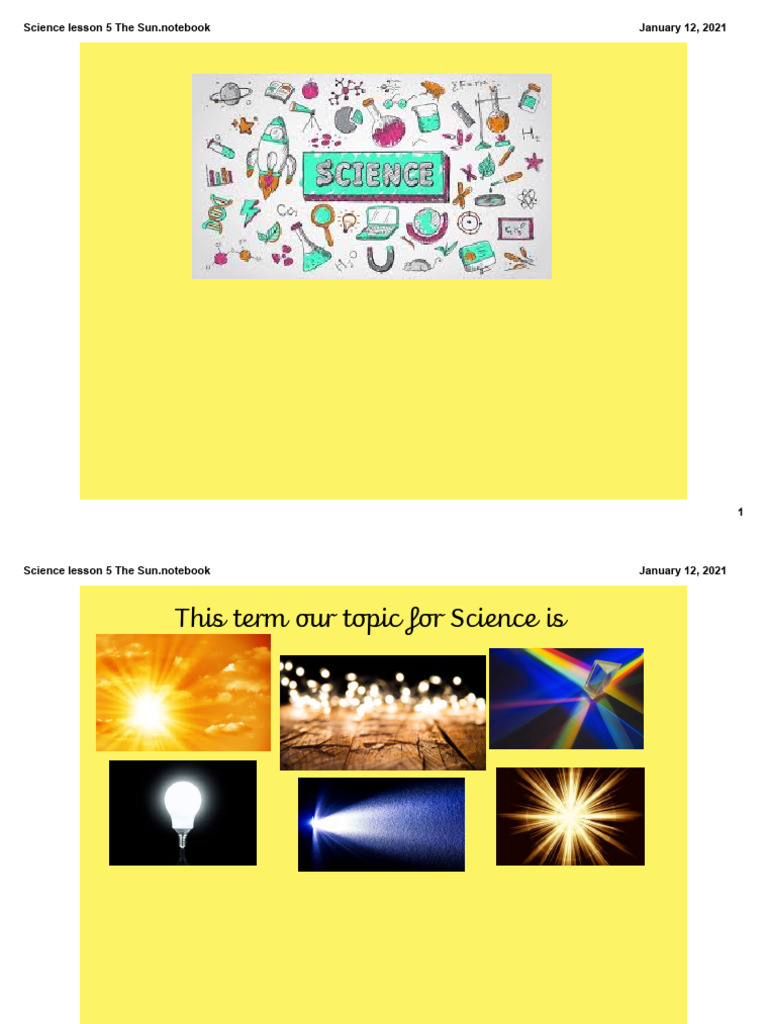 Science Sun Safety | PDF