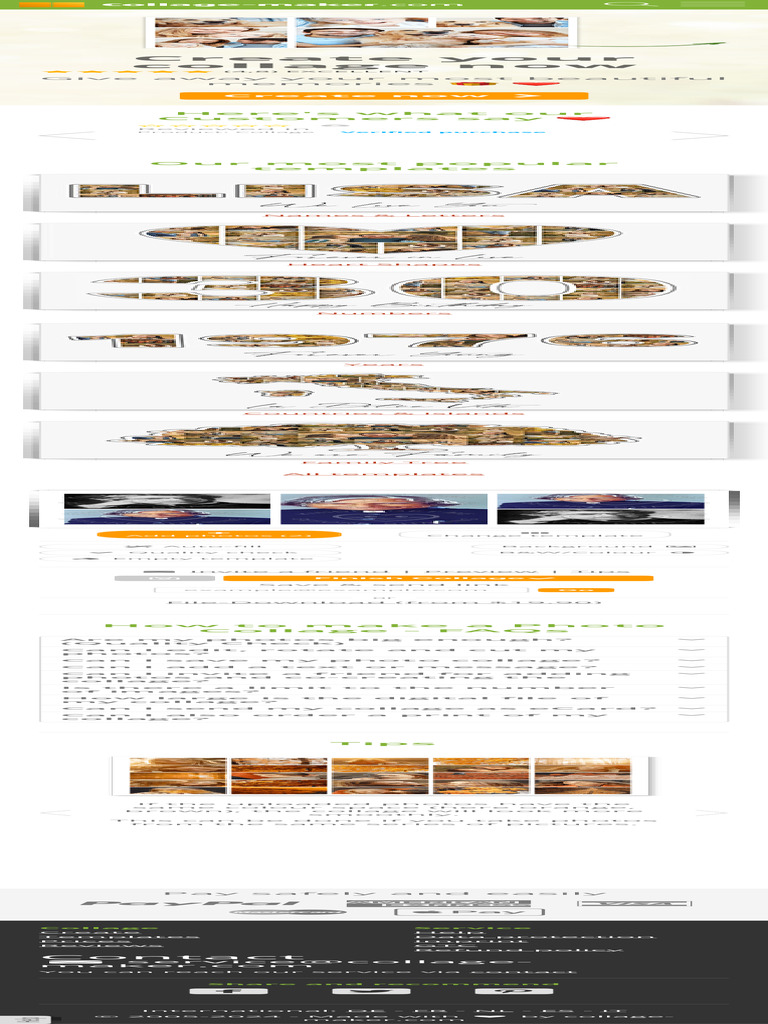 Online Collage Creator | PDF | Computing | Software
