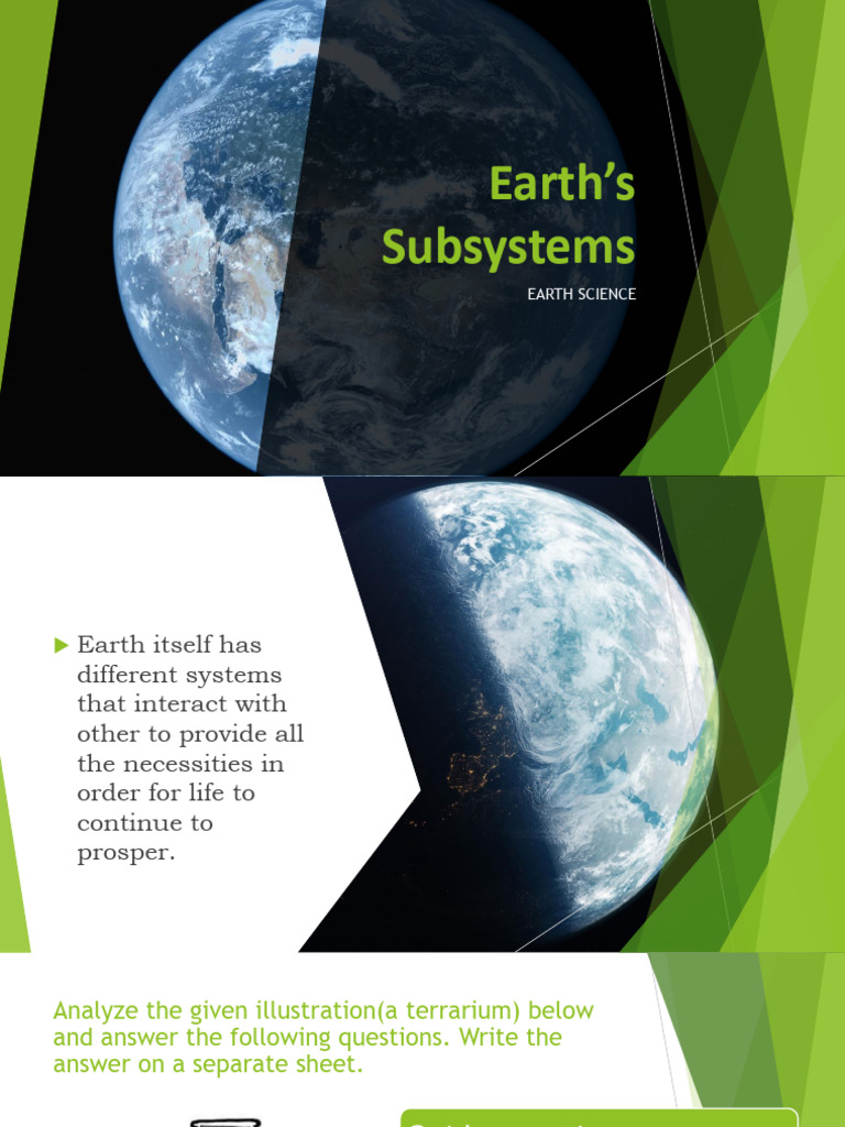 Earths Subsystems | PDF