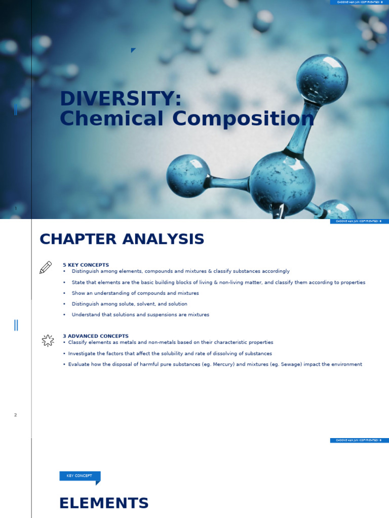 [SCI] Chapter 3 - Chemical Composition | PDF