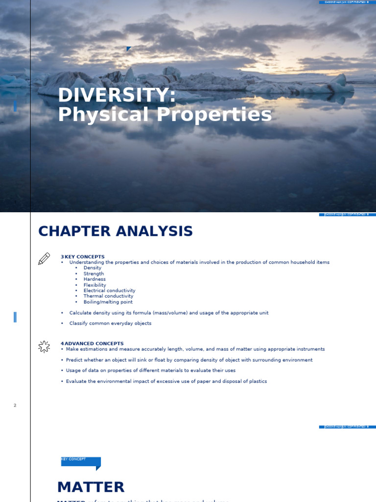 (SCI) Chapter 2 - Physical Properties | PDF
