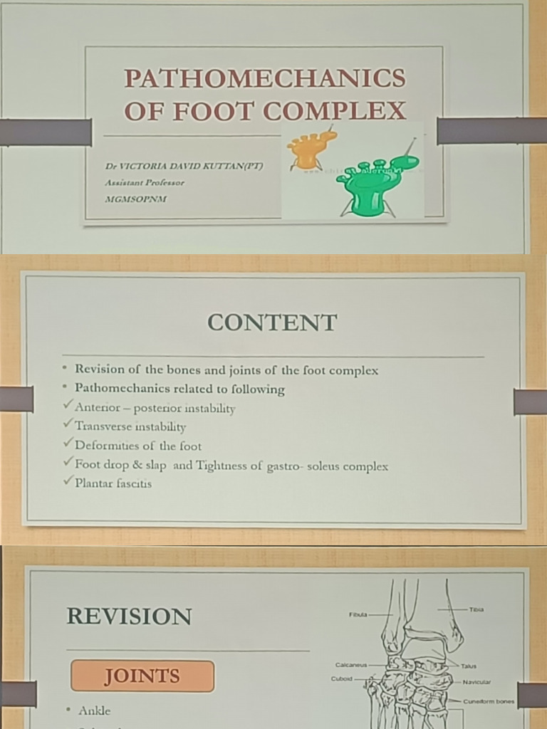 Foot Patho Mechanics | PDF