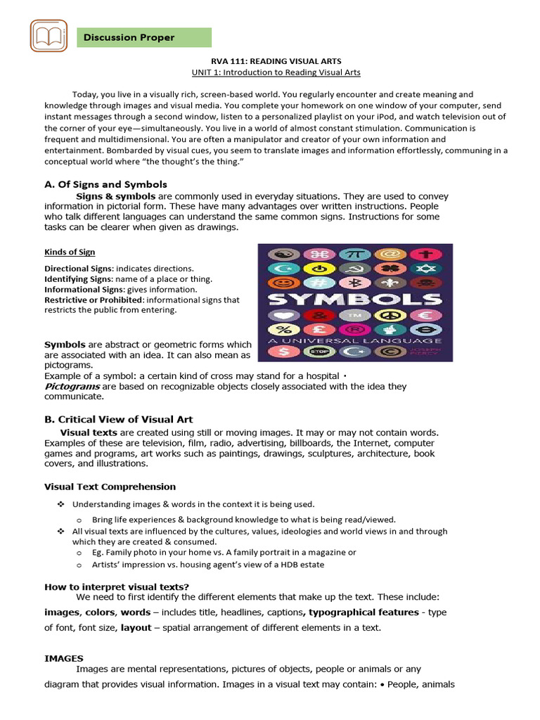 RVA Hand Out 3 | PDF