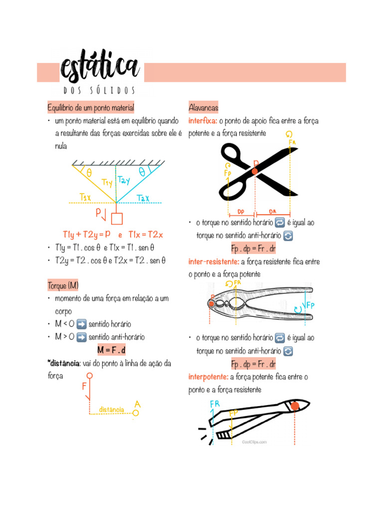Estática Dos Sólidos | PDF