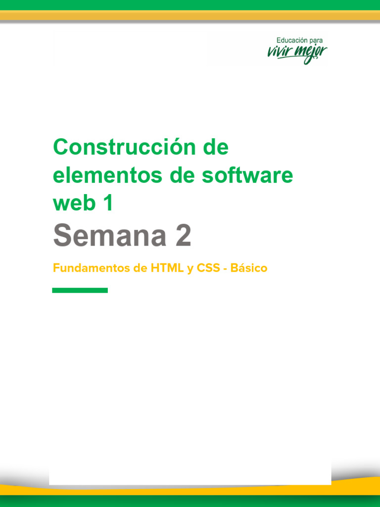 Fundamentos - HTML - CSS - Básico 2024 BANDEJA PAISA | PDF