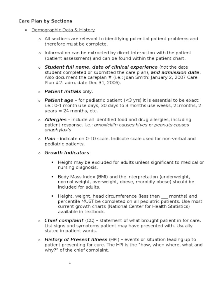 Nursing Student Care Plan Guide | PDF | Medical Diagnosis | Nursing
