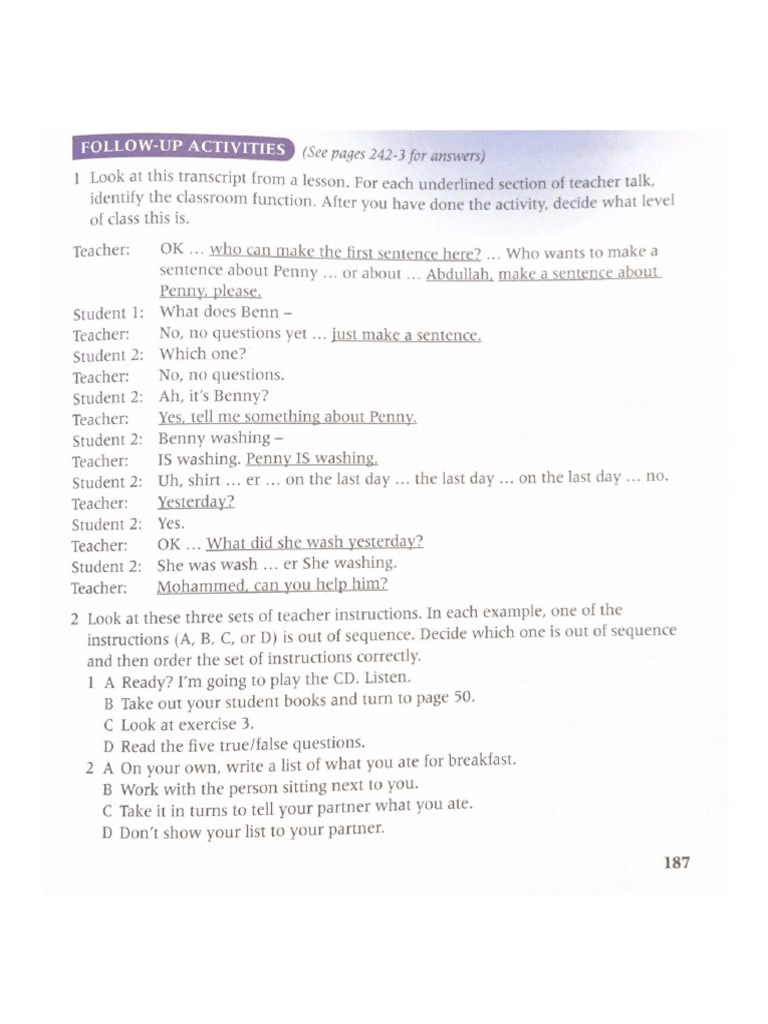 Follow Up Activity Unit 27 | PDF