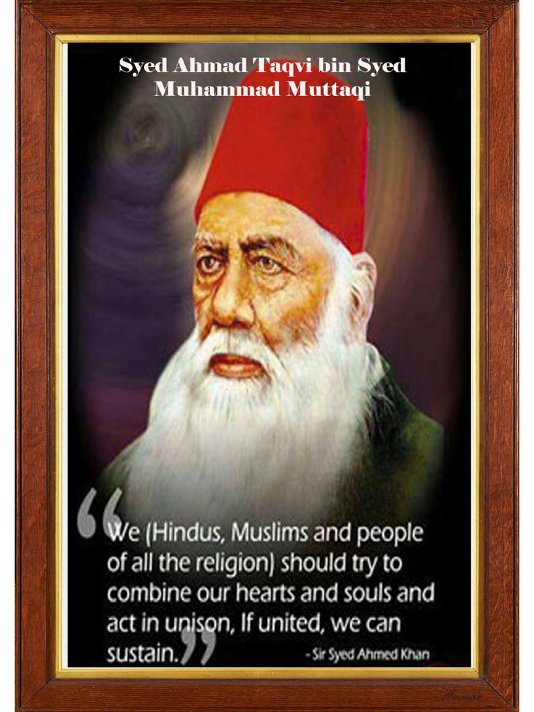 Sir Syed Ahmad Khan Quotes 1 | PDF