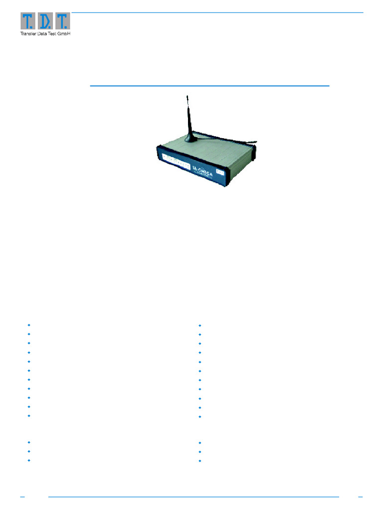 TA OMEGA GSM Flyer | PDF