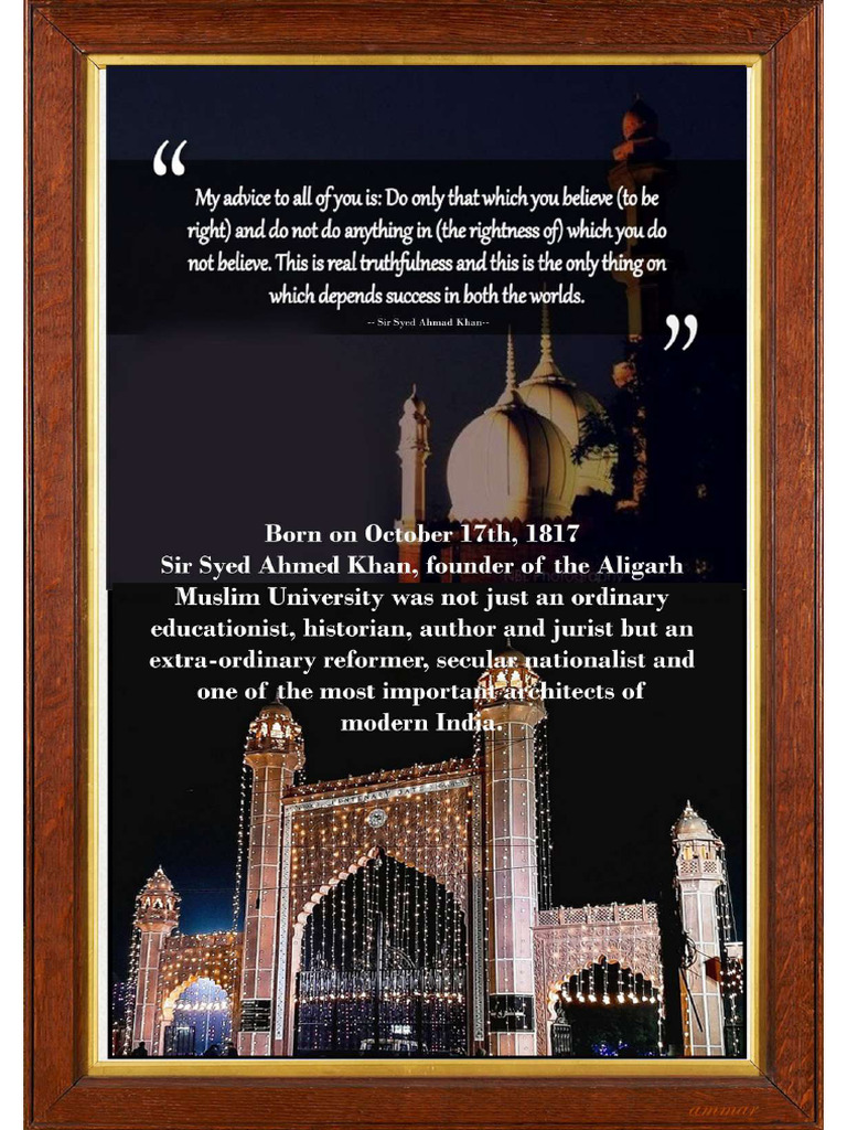 Sir Syed Ahmad Khan Quotes 5 | PDF