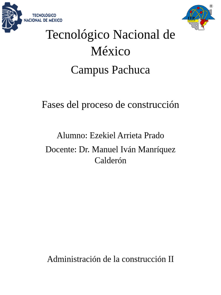 Reporte de Proceso Constructivo | PDF