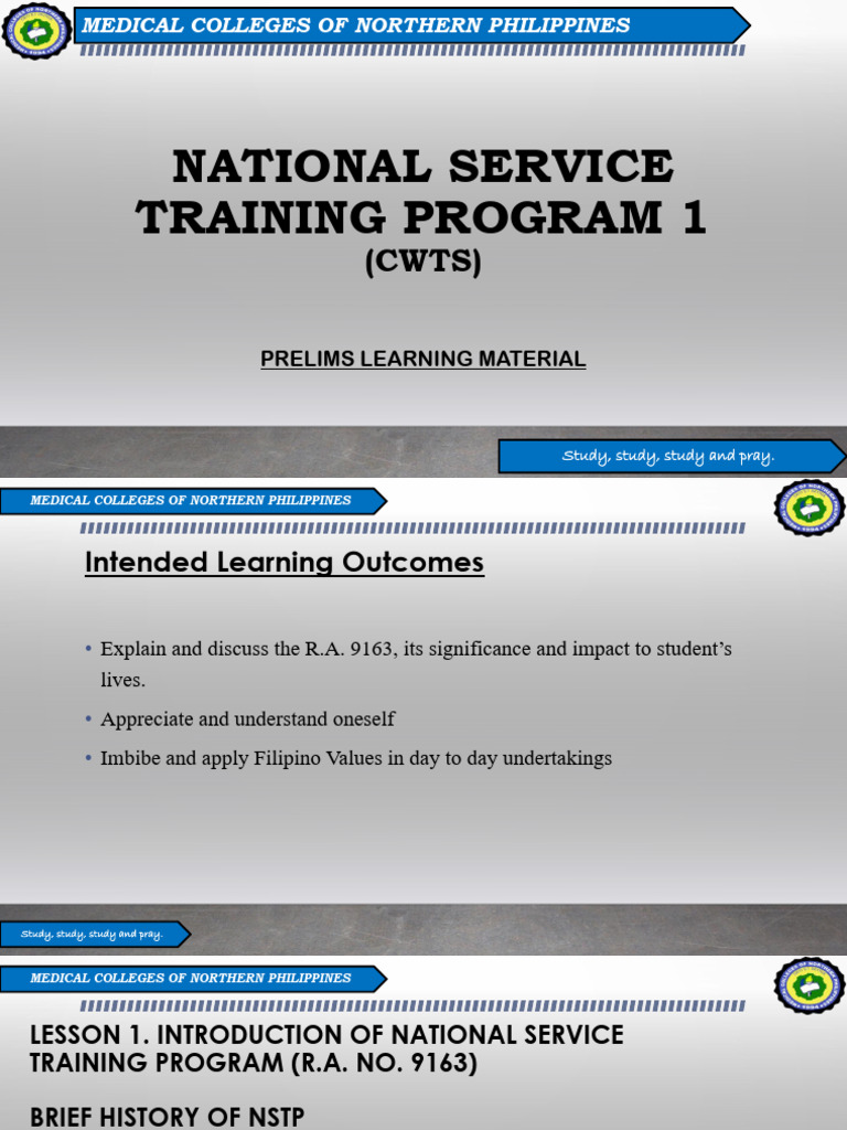 NSTP Prelim Portion | PDF