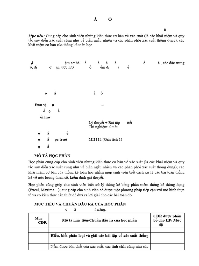 MI2021 Xacsuatthongke DHCQ Final 2024.2 | PDF