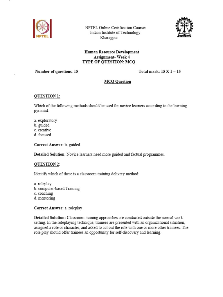 Assignment 4 HRD | PDF