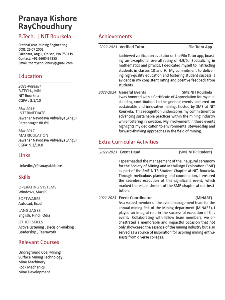 121mn1059 Pranaya Kishore | PDF