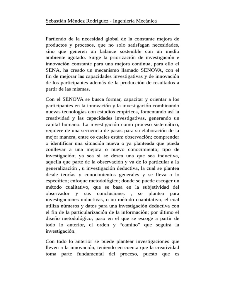 Cuartilla Sebastian Mendez | PDF