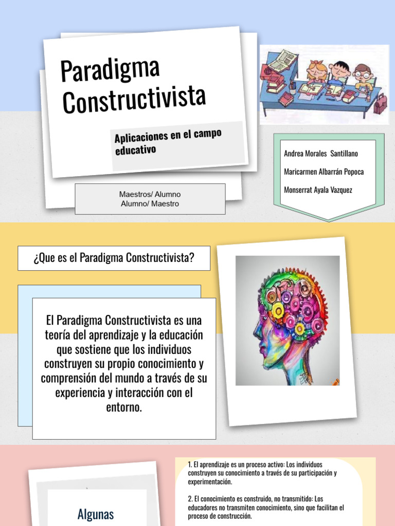 Paradigma C. Aplicaciones | PDF | Constructivismo (filosofía de la ...