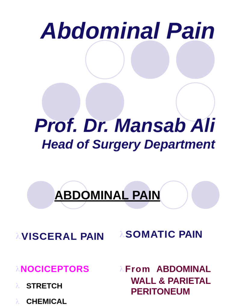 Abdominal Pain | PDF