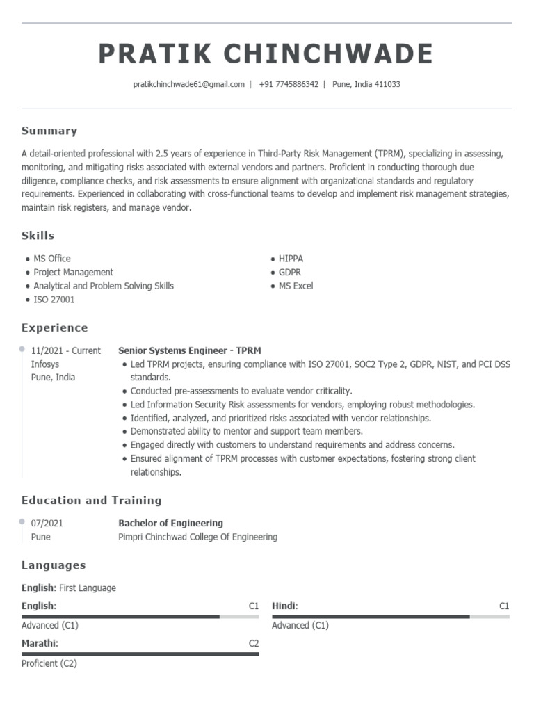 Pratik Resume | PDF