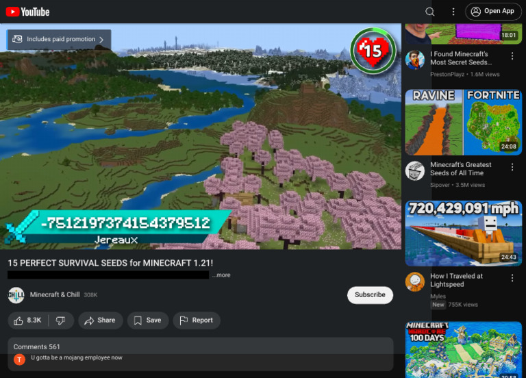 15 Perfect Survival Seeds For Minecraft 1.21! - y | PDF