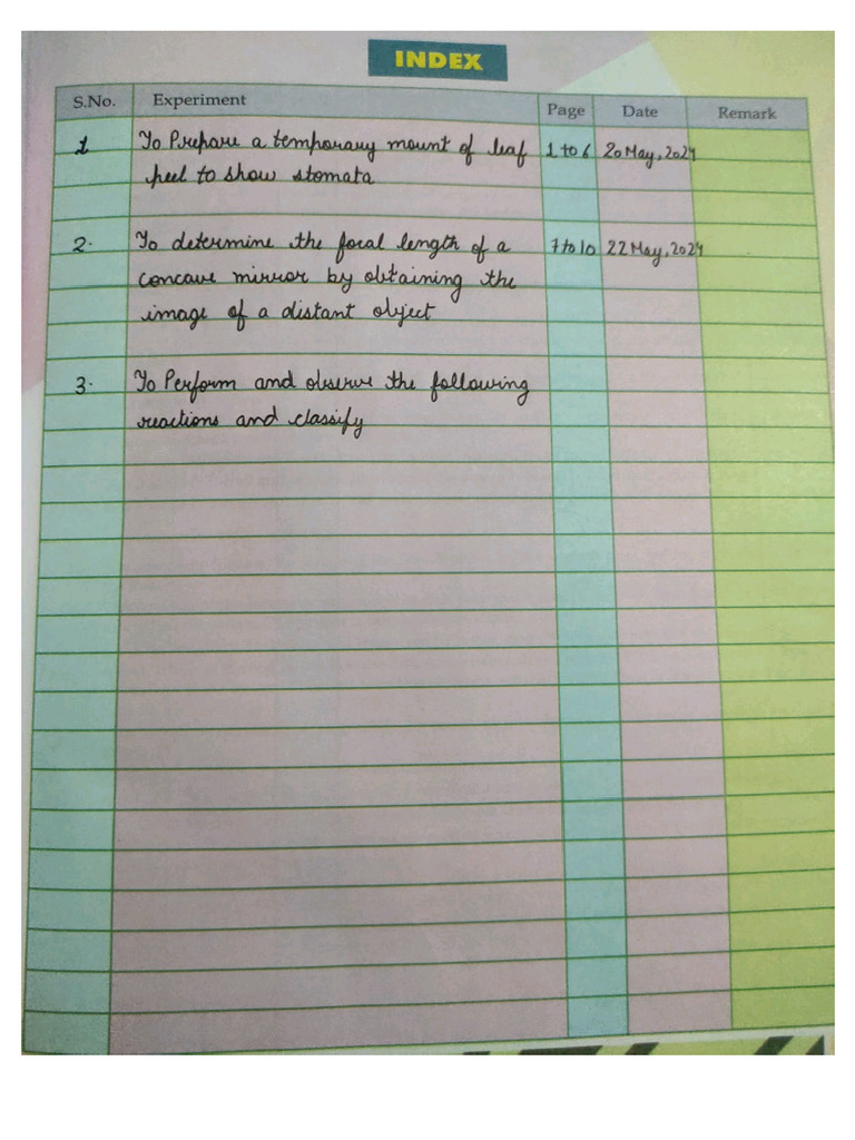Science Lab Manual | PDF