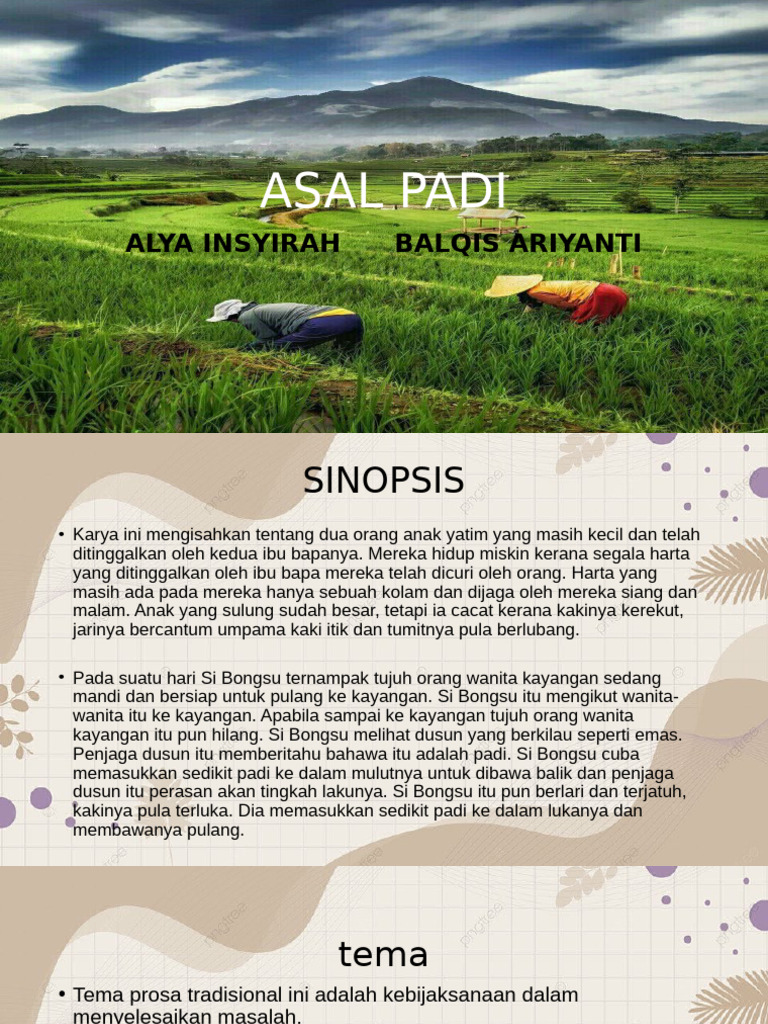 ASAL PADI (Alya Dan Balqis) | PDF